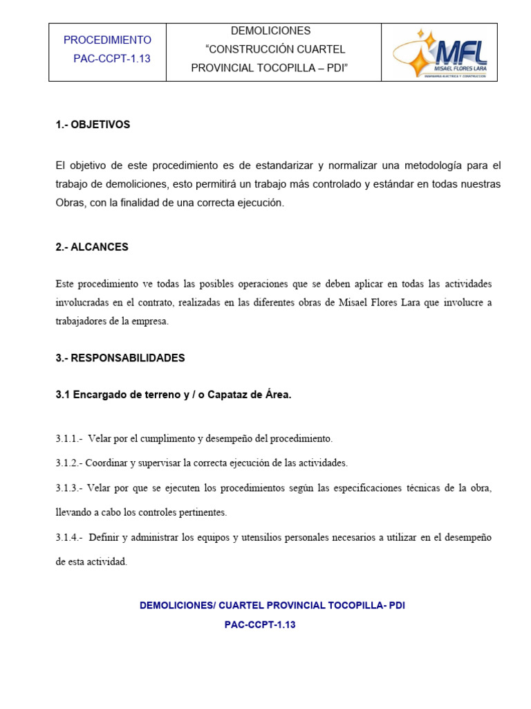1.2. 790CCPPT-OG-P02 DEMOLICIONES PCDC | PDF | Ingeniería | Economias