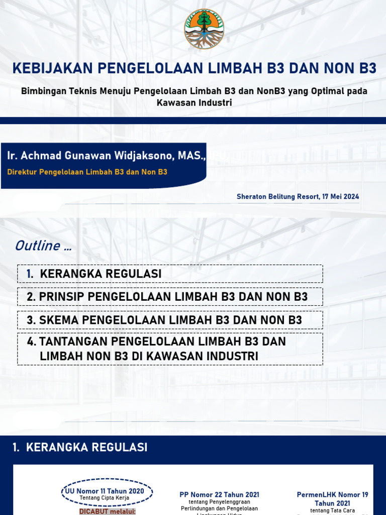 Kebijakan Pengelolaan LB3 Dan NB3 | PDF