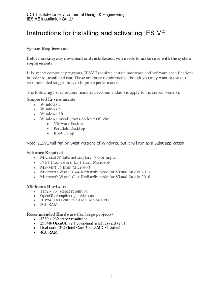IES VE-21-Pack 3 - Installtion Guide-03-10-2021 | PDF | Microsoft ...