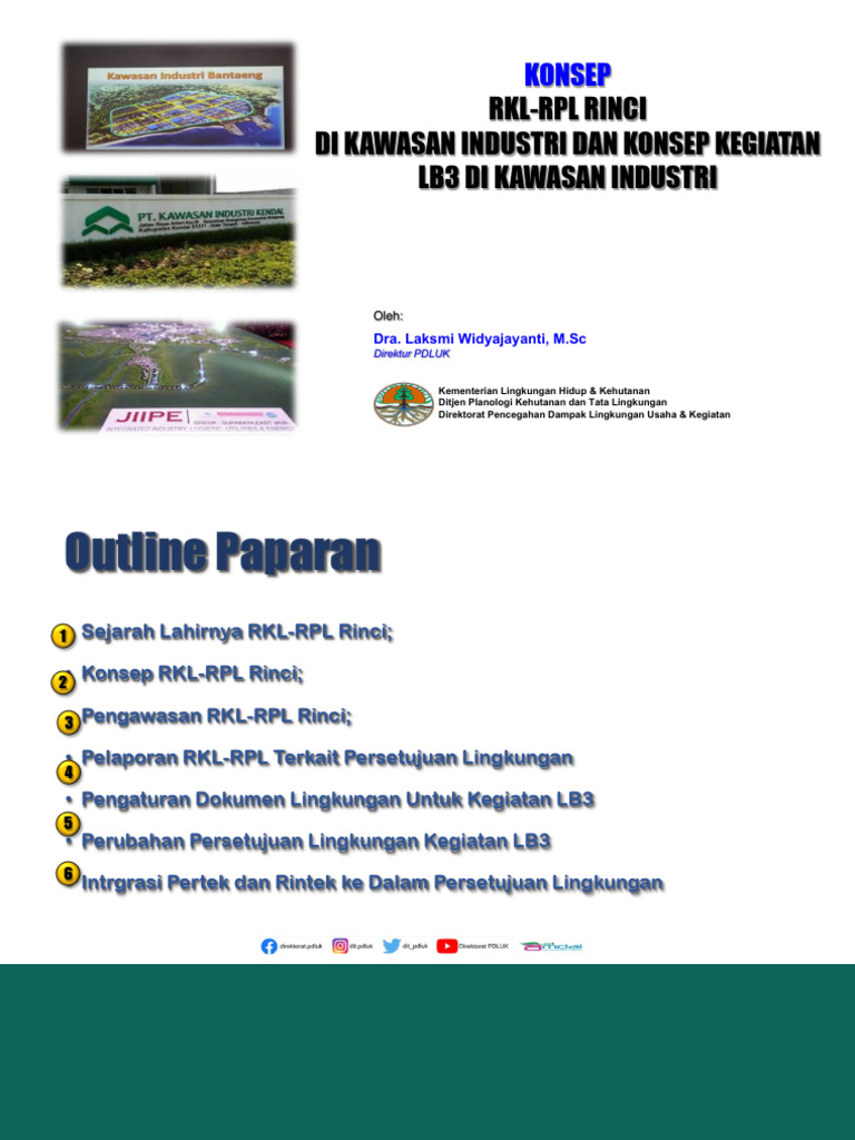 Pelaksanaan RKL-RPL Rinci Dalam Kawasan Industri Dan Kegiatan LB3 Di ...