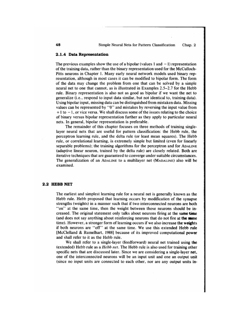 Hebbian Learning | PDF