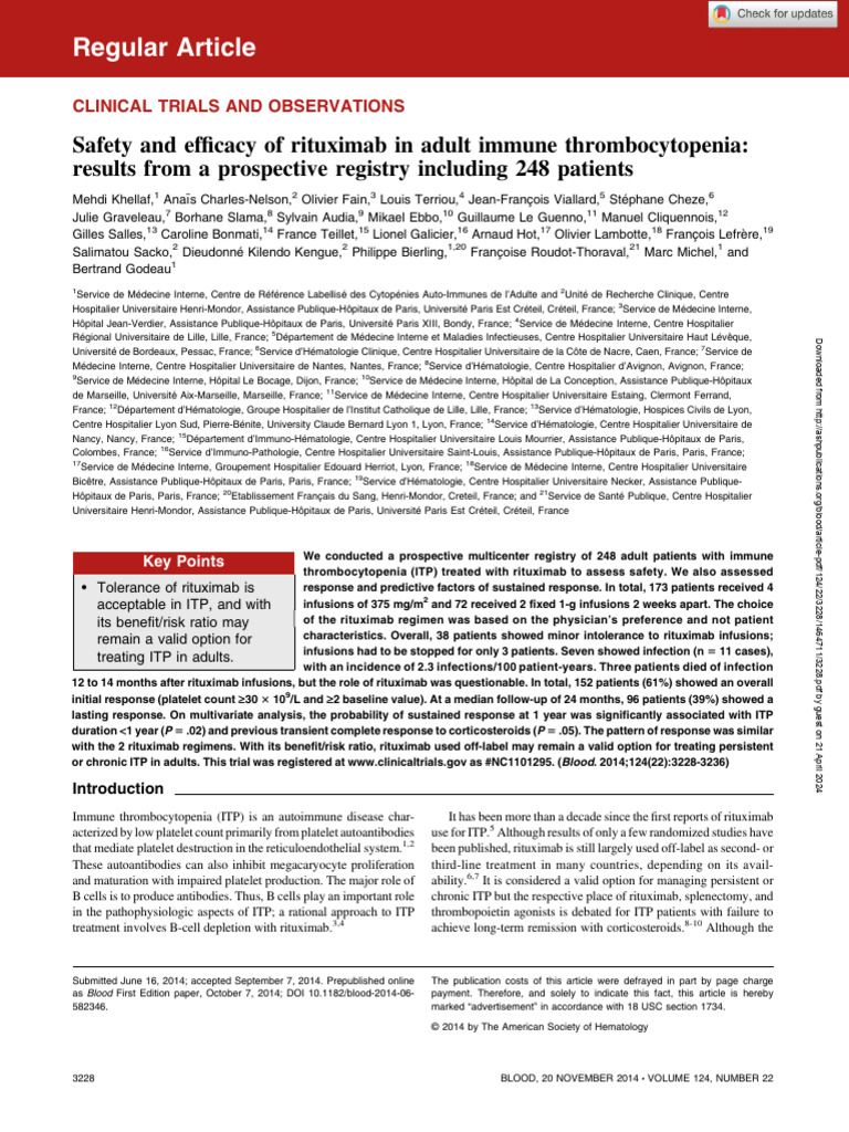 KHELLAF Article | PDF | Diseases And Disorders | Medical Specialties