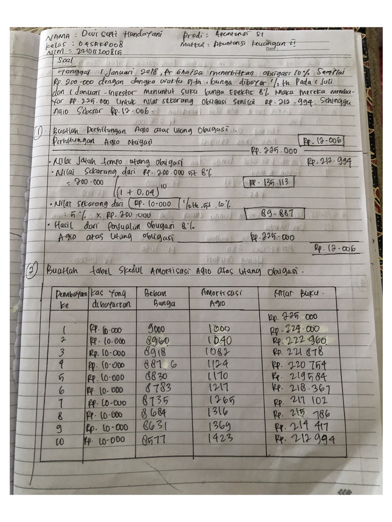 UTS AK - Keuangan - Devi Septi Handayani | PDF