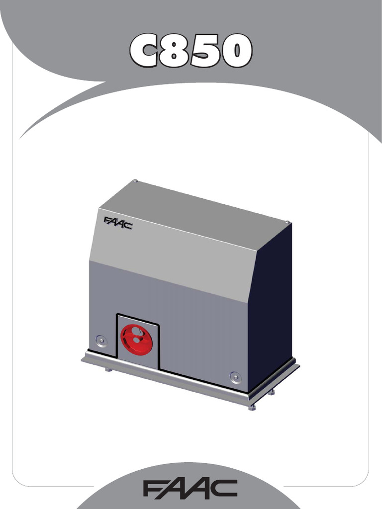 FAAC E850 Control Board Manual | Download Free PDF | Switch | Electrical Engineering