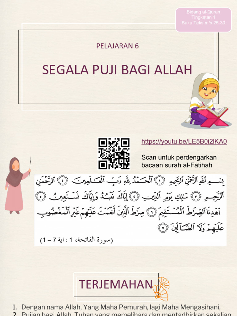 P6 Segala Puji Bagi Allah | PDF