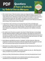 One Hundred Years of Solitude | PDF | Gabriel García Márquez