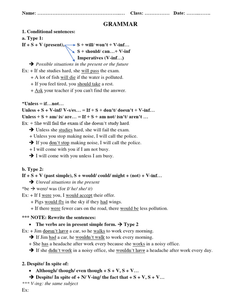 Grammar | PDF | Syntax | Semantic Units
