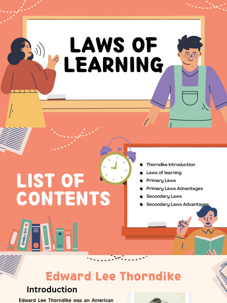 Laws of Learning | PDF | Learning | Habits