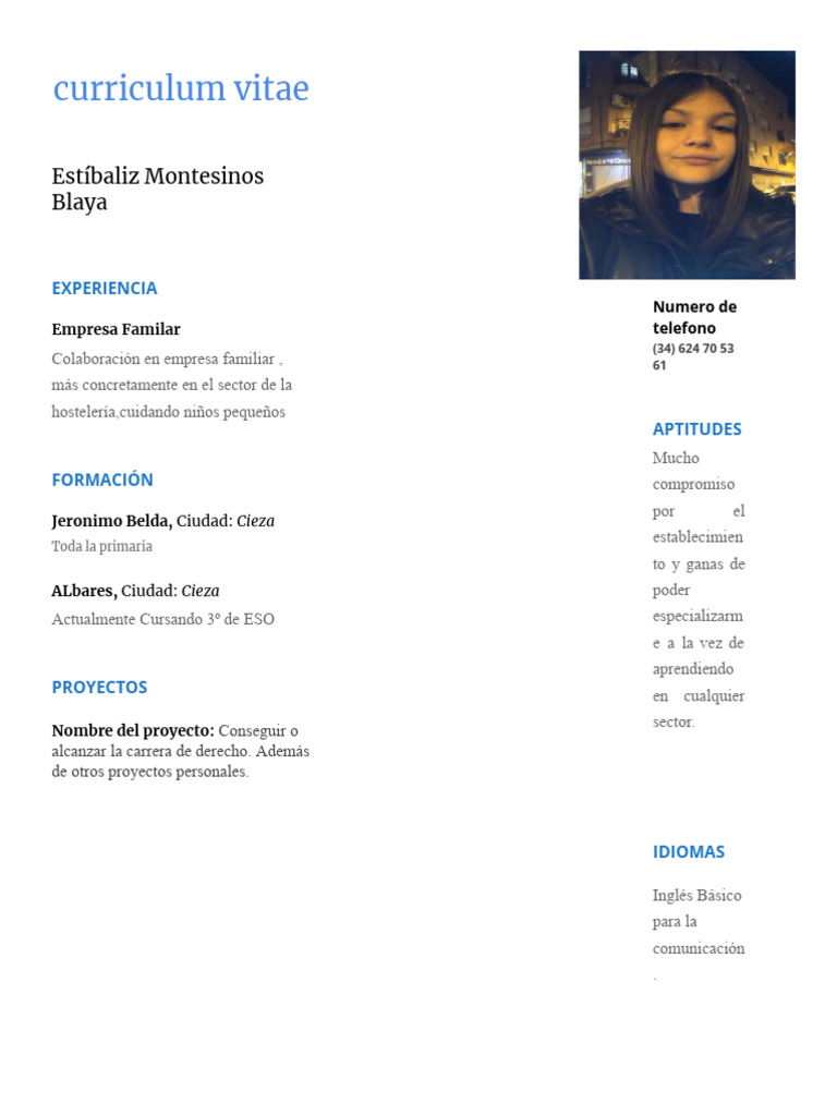 Curriculum Vitae | PDF