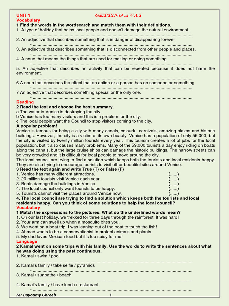 sec 1 WB | PDF | David Copperfield