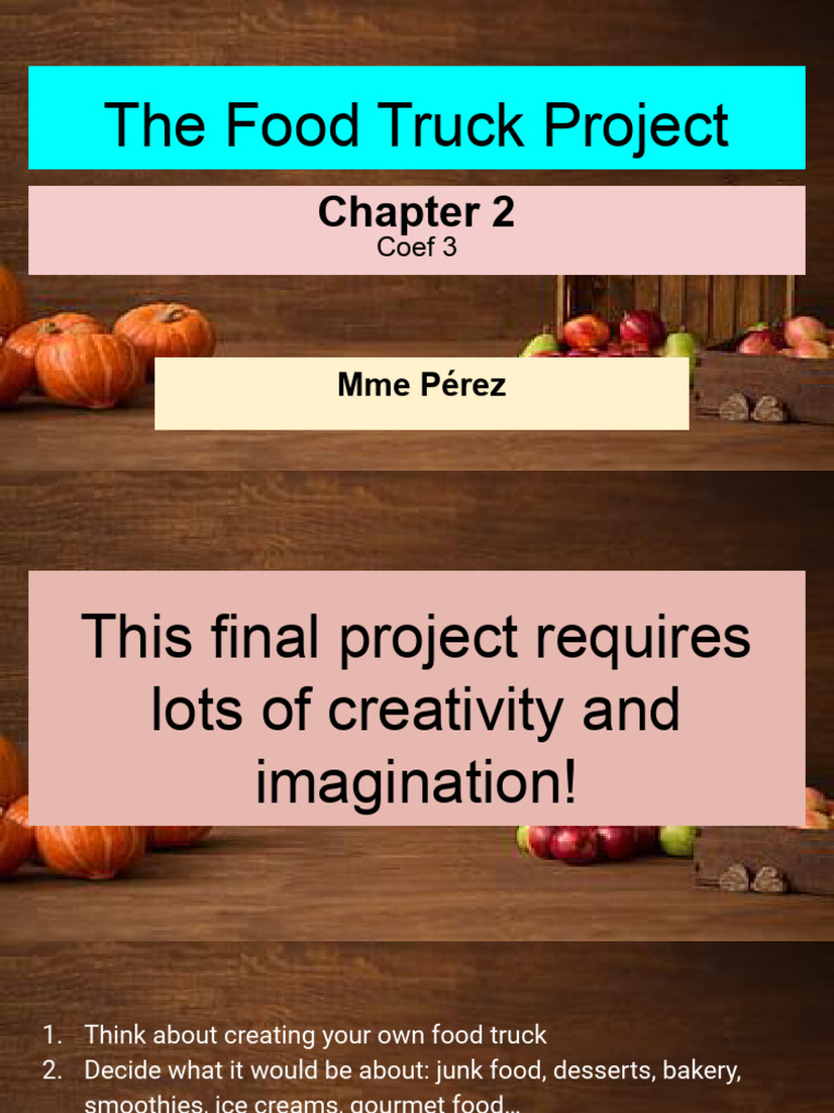 Food Truck Project: Creative Guide | PDF | Cooking, Food & Wine