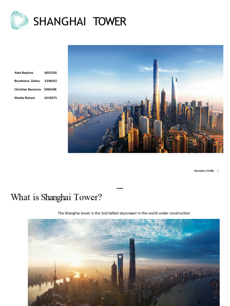 Overview of Shanghai Tower Features | PDF | Shanghai | Civil Engineering