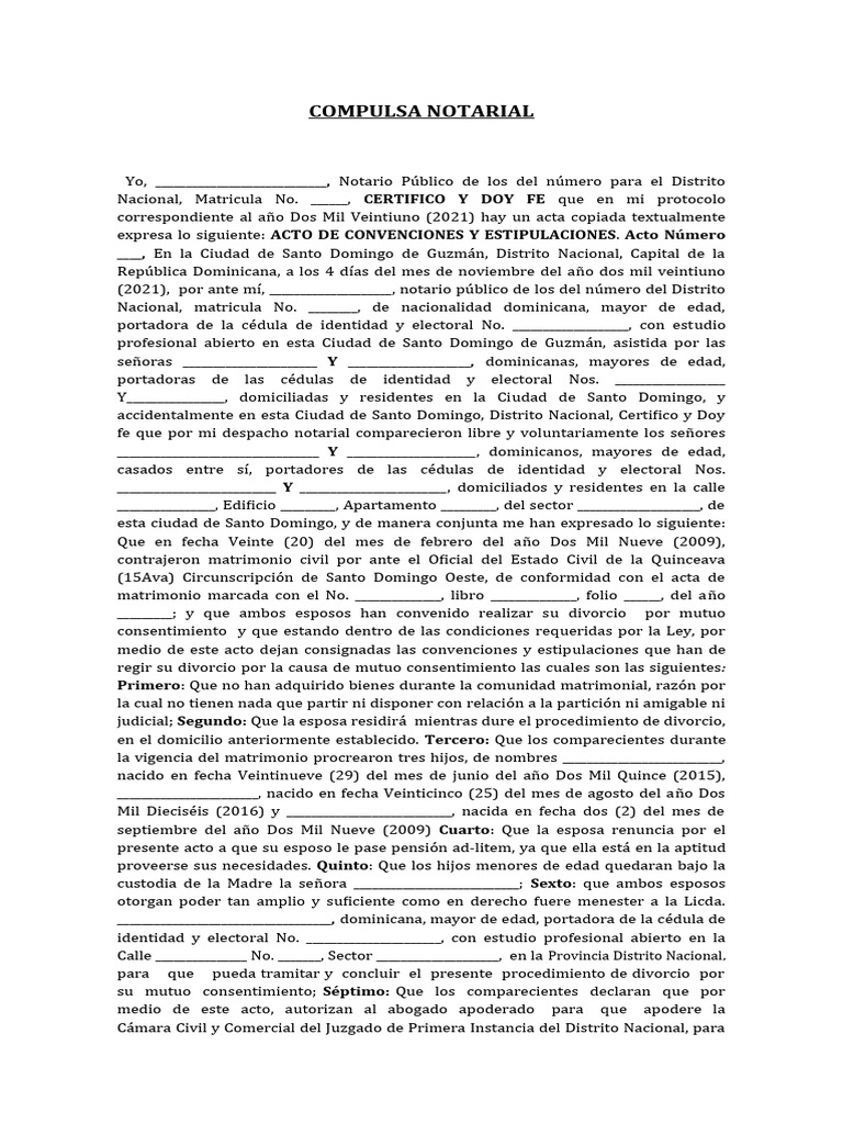 Compulsa | PDF | Divorcio | Justicia