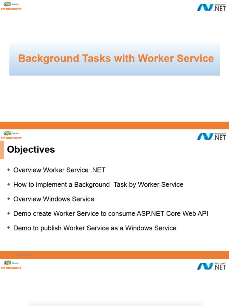 Implementing .NET Worker Services | PDF | Microsoft Windows | Computing