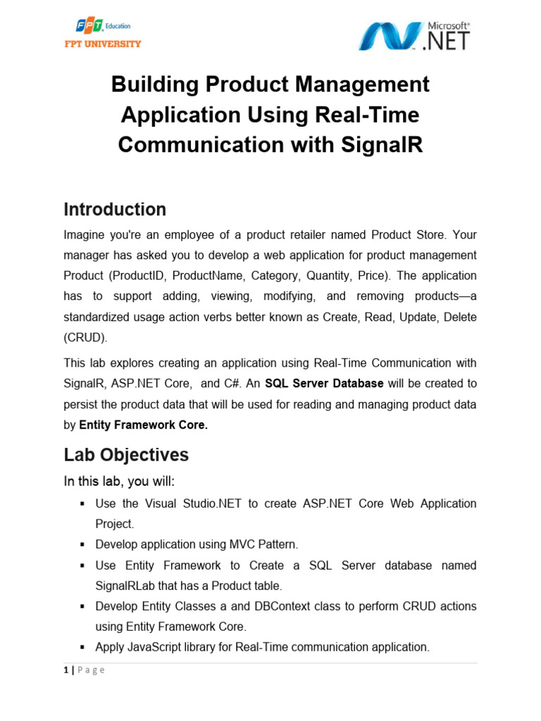 Lab_03_ProductManagement_Using_SignalR and Entity Framework | PDF ... Lab_03_ProductManagement_Using_SignalR and Entity Framework | PDF ...