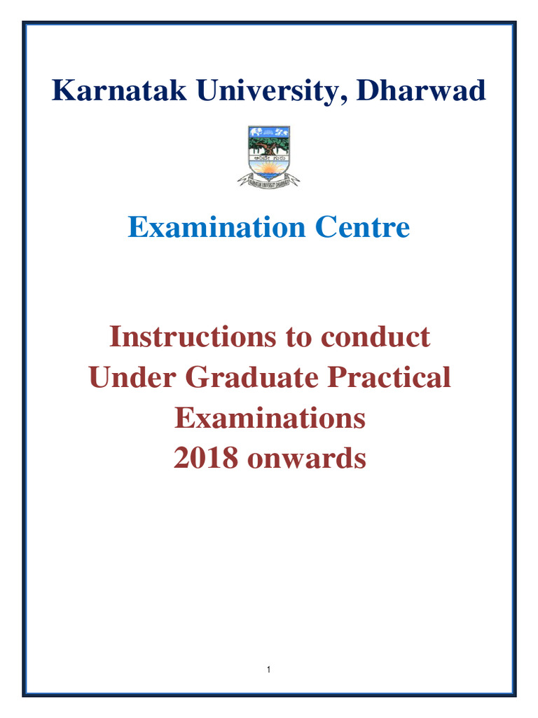 UG Practical Exam Guidelines | PDF
