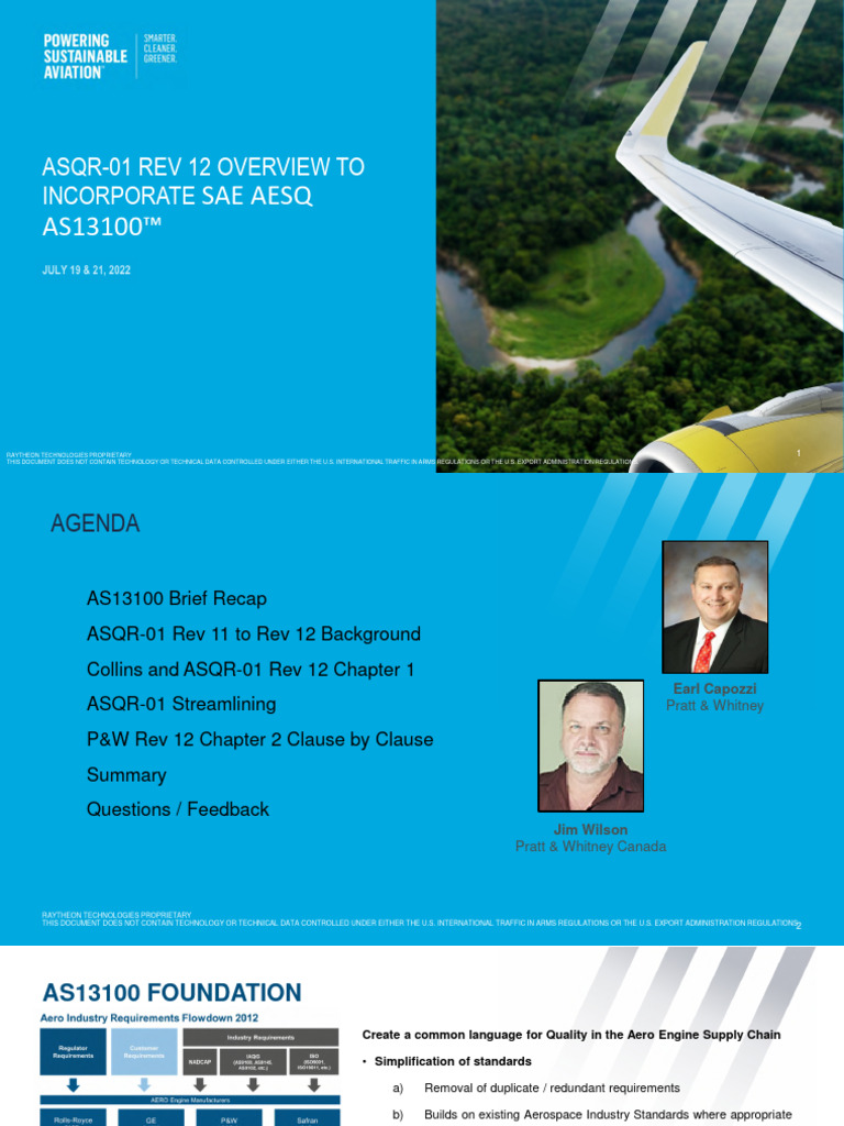 ASQR 01 Rev 12 P W Chapter 2 Summary | PDF | Supply Chain | Business