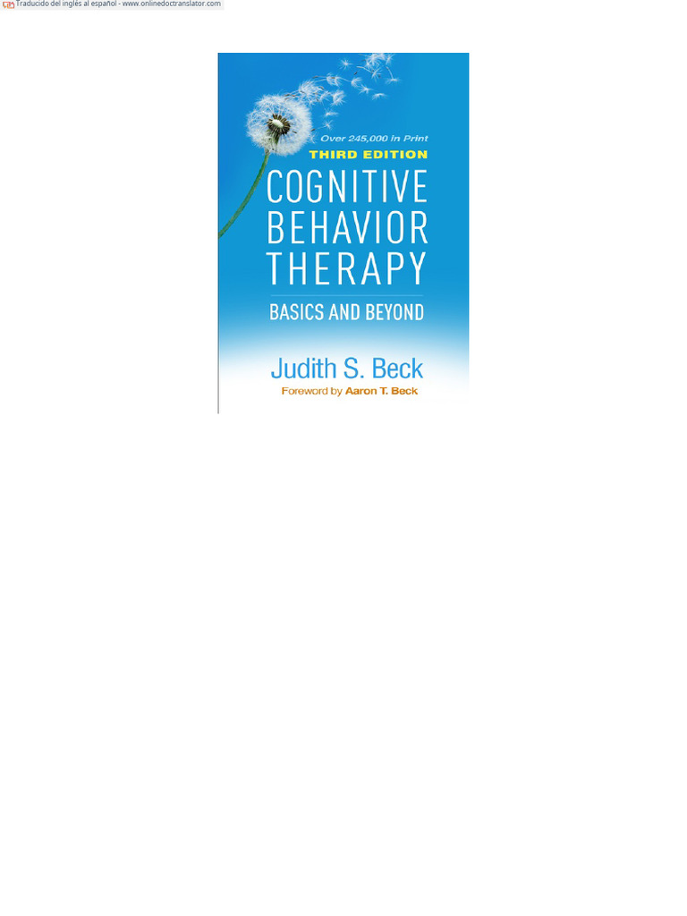Third Edition by Judith S Beck CLINICA | PDF | Terapia de conducta ...