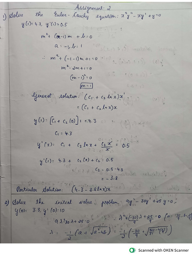 Maths - Assignment 2 | PDF