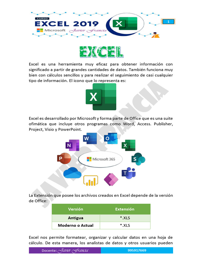 Excel - Que Es Excel | PDF | Microsoft Excel | Microsoft Office