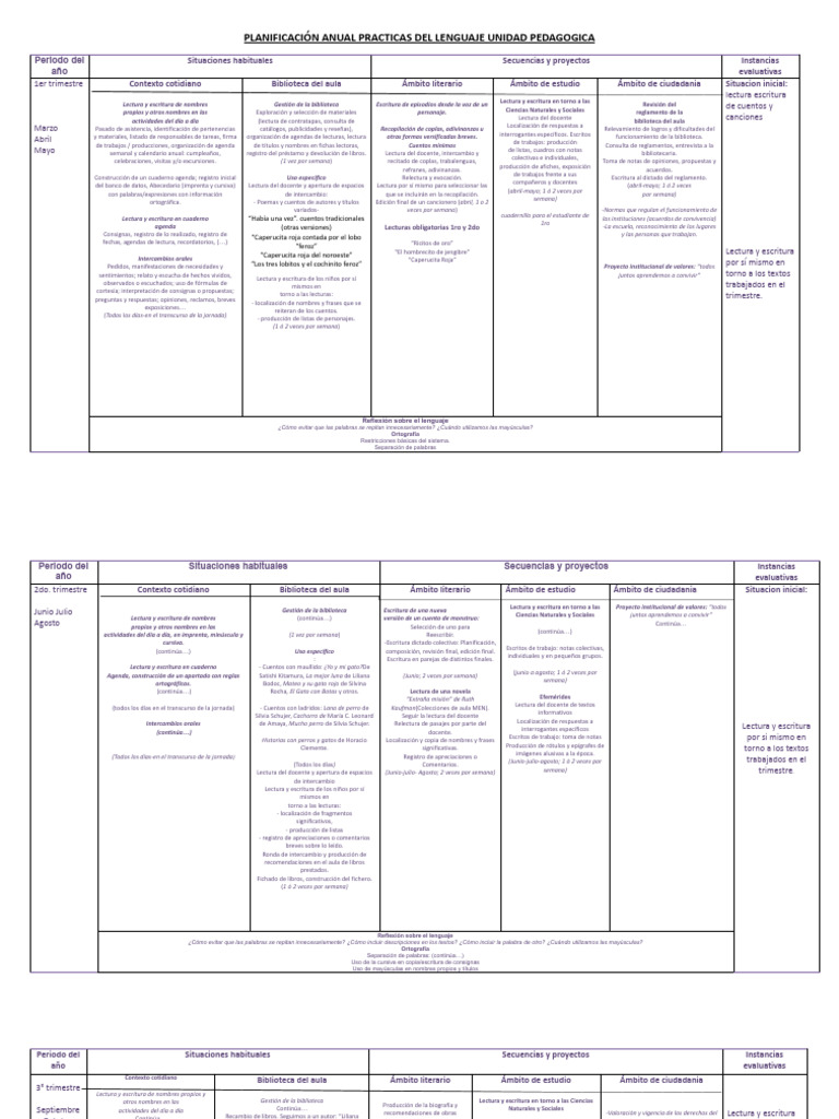 PDL 1ro y 2do 2023 | PDF | Puntuación | Escritura
