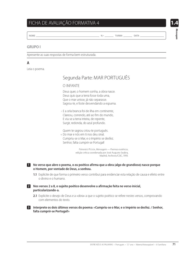 Ficha Formativa | PDF | Portugal | Aldeia