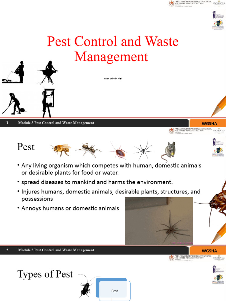 Pest Control | PDF | Waste | Pest Control
