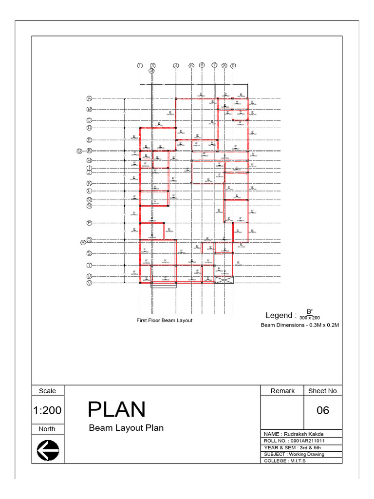 Working Drawing PHC 1 - Model 8 | PDF