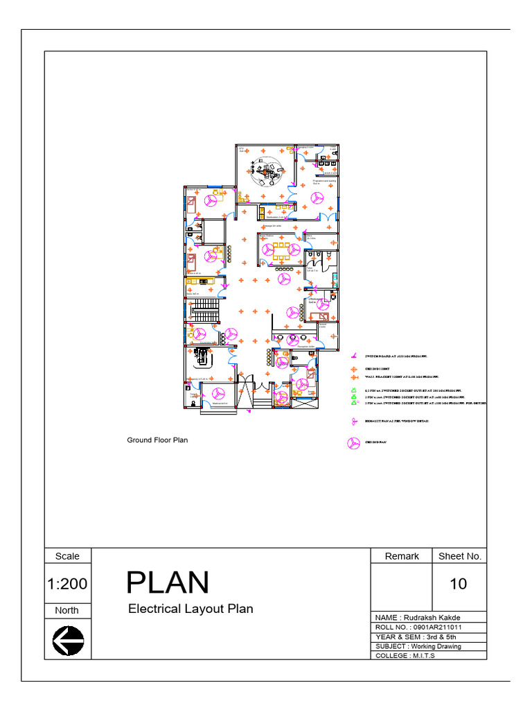 Working Drawing PHC 1 - Model 14 | PDF