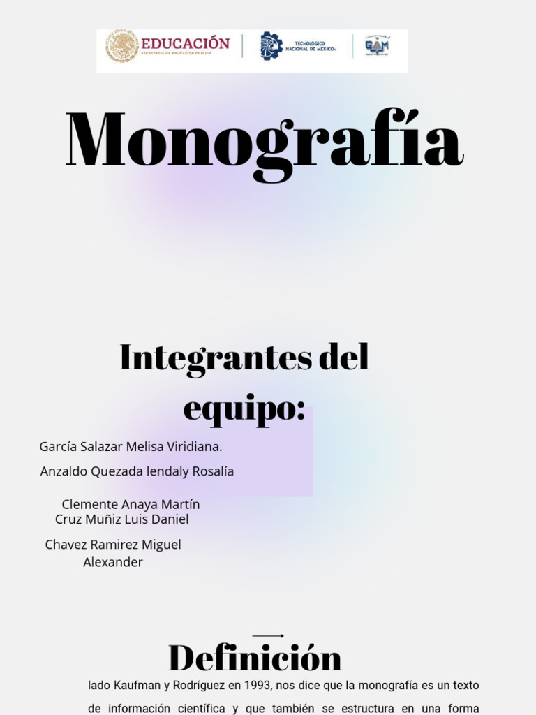 Presentacion - Monografía | PDF | Experiencia | Science