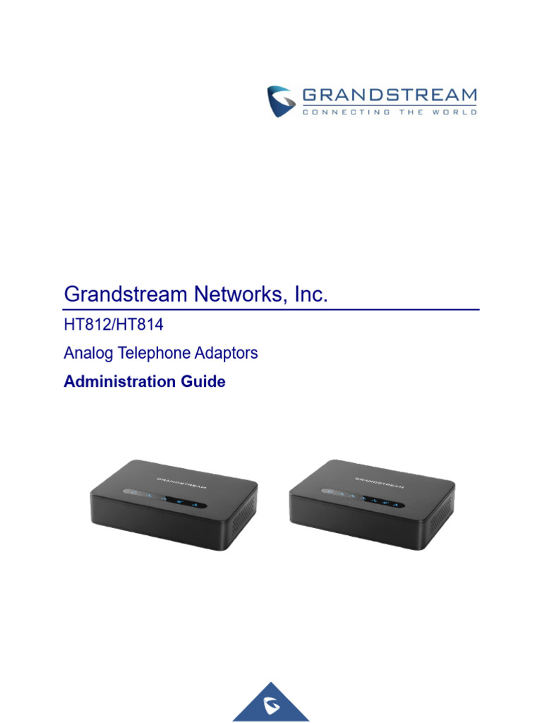 Grandstream HT812 Administration Guide | PDF | Ip Address | Voice Over Ip