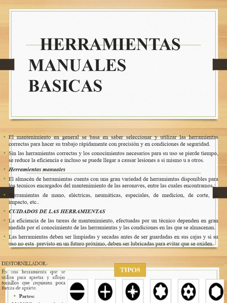 Herramientas Basicas 2# | PDF | Herramientas