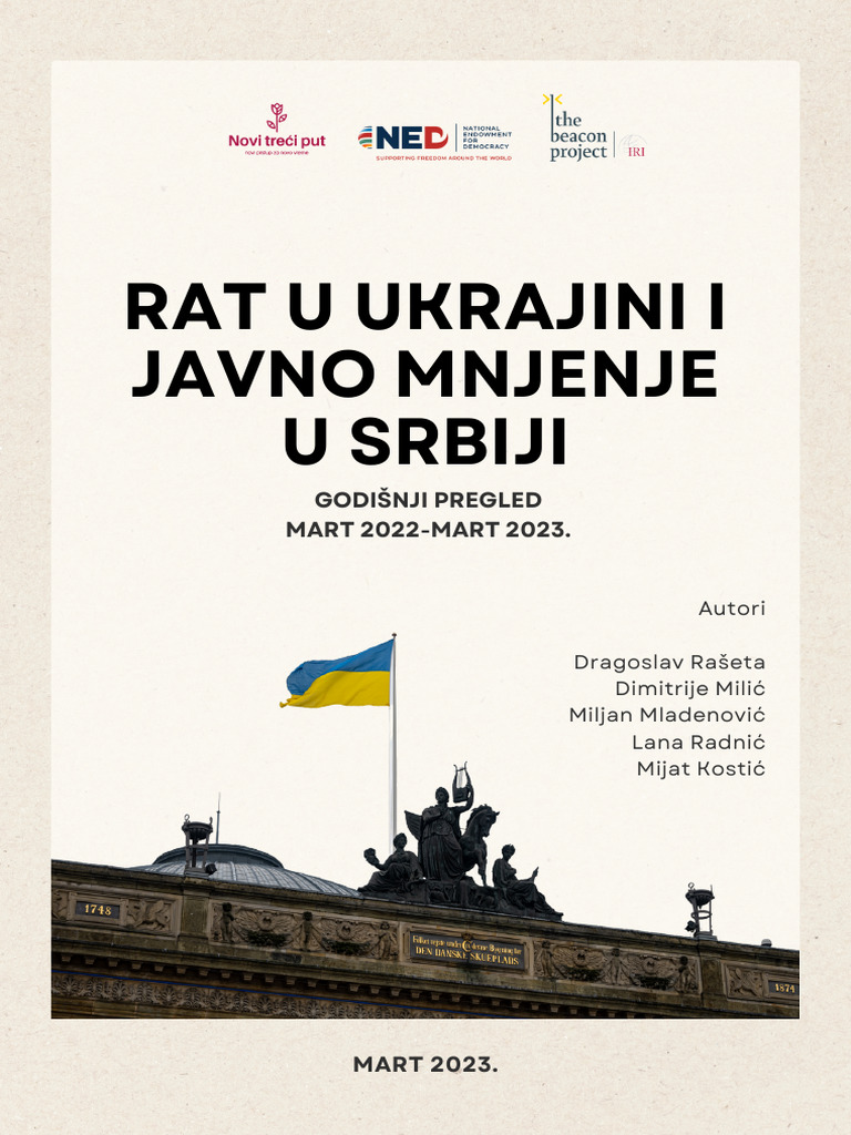 Rat U Ukrajini I Javno Mnjenje U Srbiji Godisnji Pregled | PDF