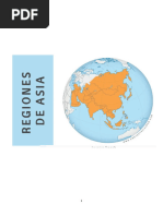 Mapa Del Continente Asiatico Con Nombres para Imprimir | PDF | Asia