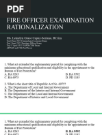 BFP Qualifying Exam Practice | PDF