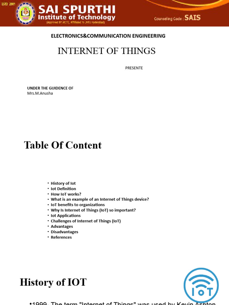 Iot Internet of Things | PDF | Internet Of Things | Internet