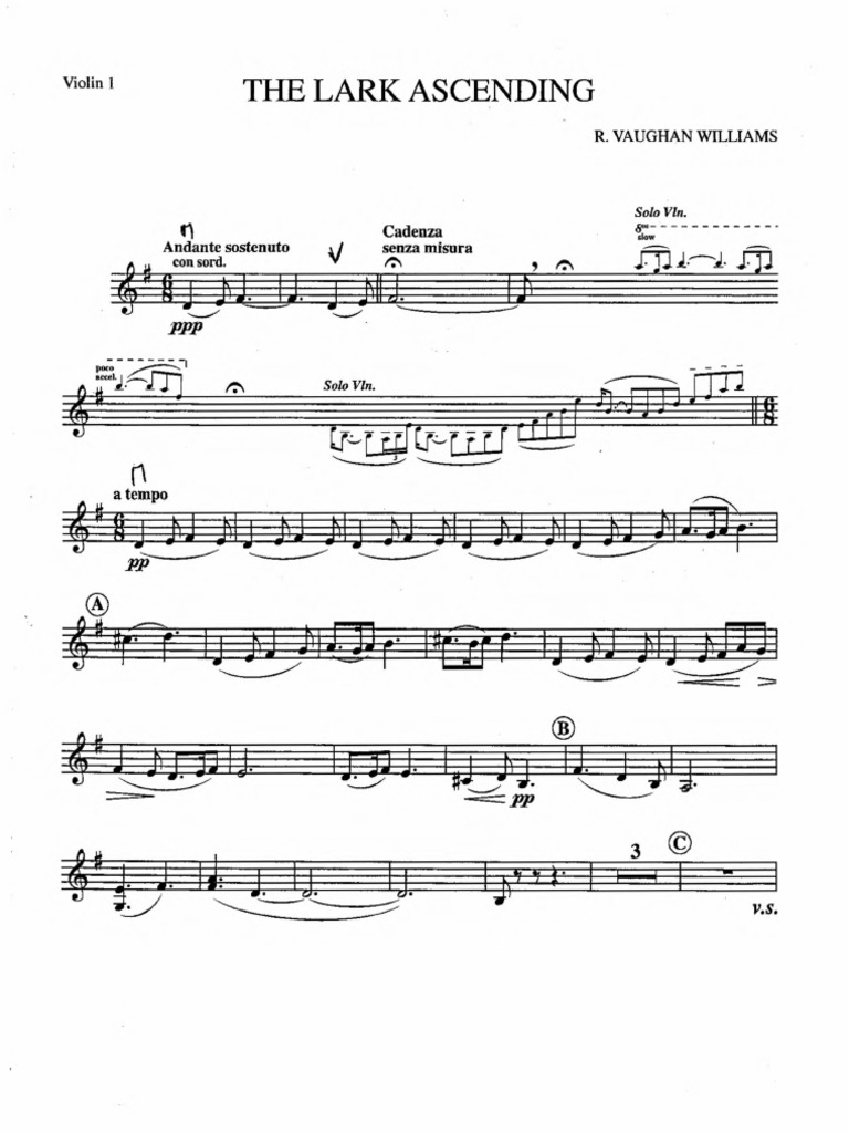 Lark Violin 1 | Download Free PDF | Compositions | Musical Compositions