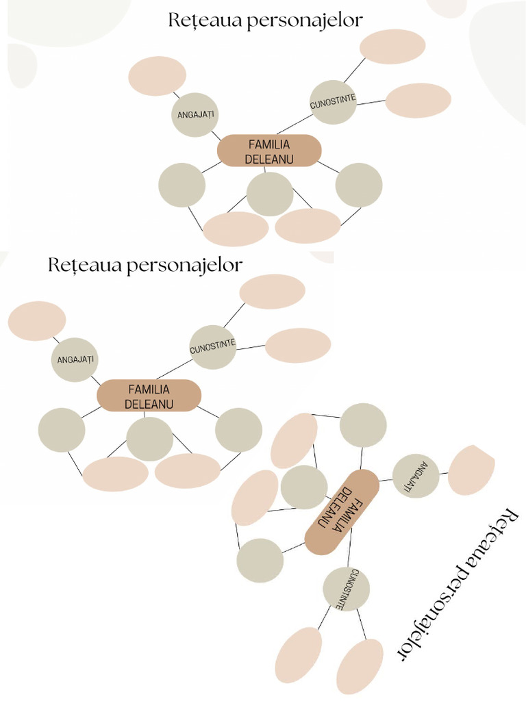 La Medeleni Reteaua Personajelor Clasa III-a | PDF