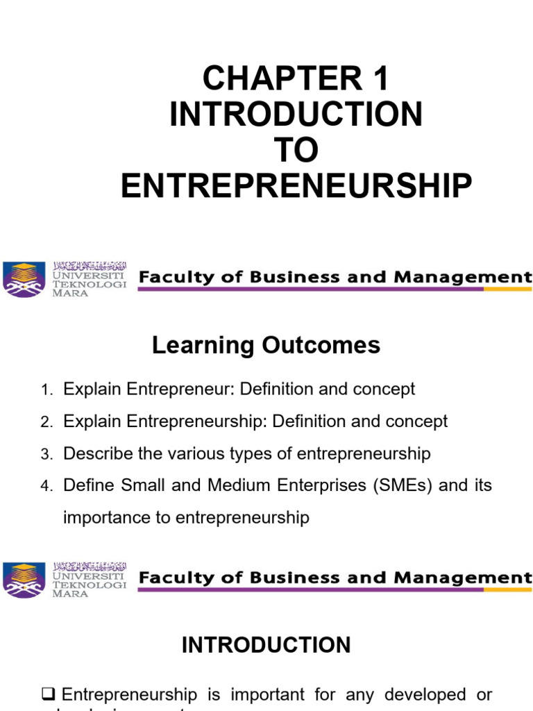 Entrepreneur Topic 1 | PDF | Entrepreneurship | Economies