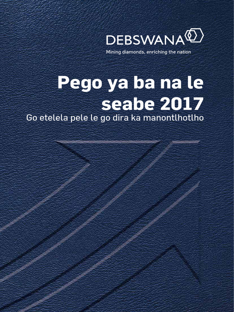 Pego Ya Ba Na Le Seabe 2017 | PDF | Mining | Diamond