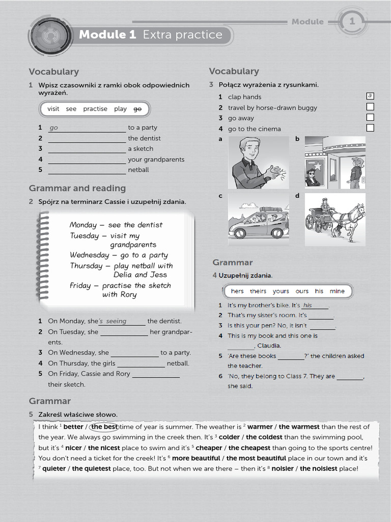 New Hot Spot 6 Module 1 Practice | PDF