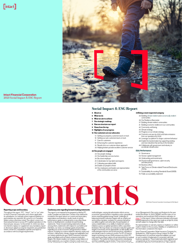 IFC 2023 Social Impact and ESG Report - EN | PDF | Strategic Management ...