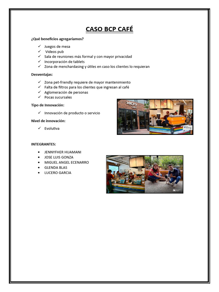 Caso BCP Café | PDF | Negocios | Arte