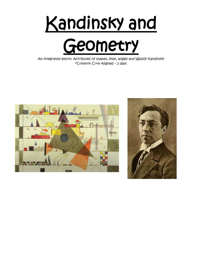 Kandinsky Geometry Lesson Plan | PDF | Art