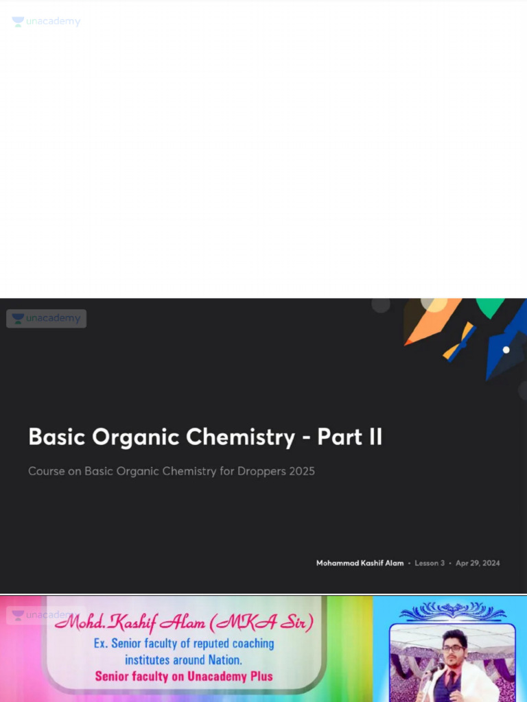 Basic Organic Chemistry Part II With Anno | PDF
