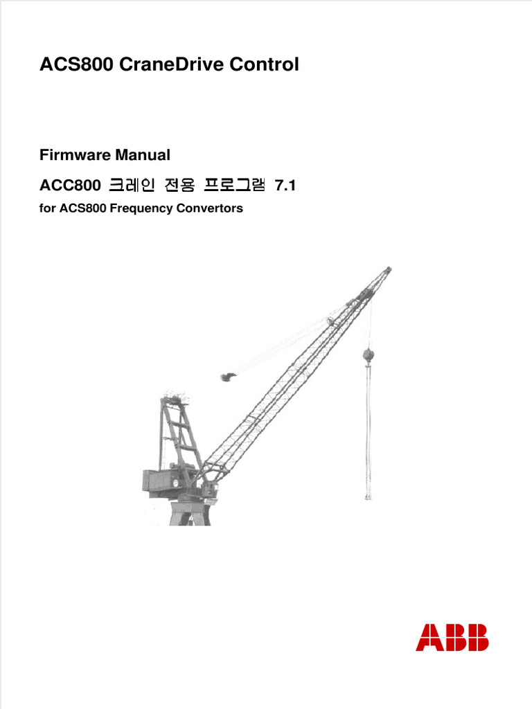 Dokumen - Tips Abb Acs800 Crane Drive Control 71 Firmware Manual | PDF