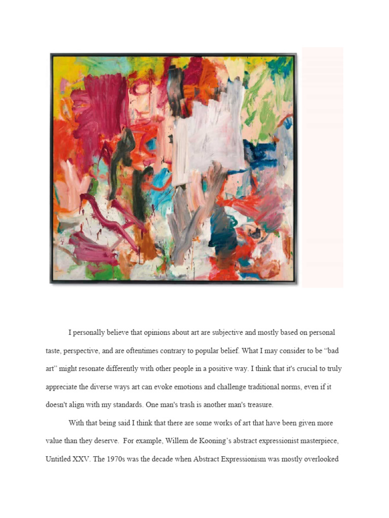 Worst Art | PDF | Paintings | The Arts