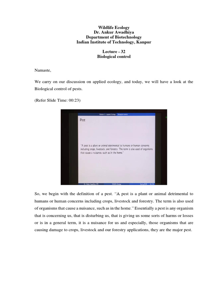 Lec 32 | PDF | Pest Control | Plant Breeding