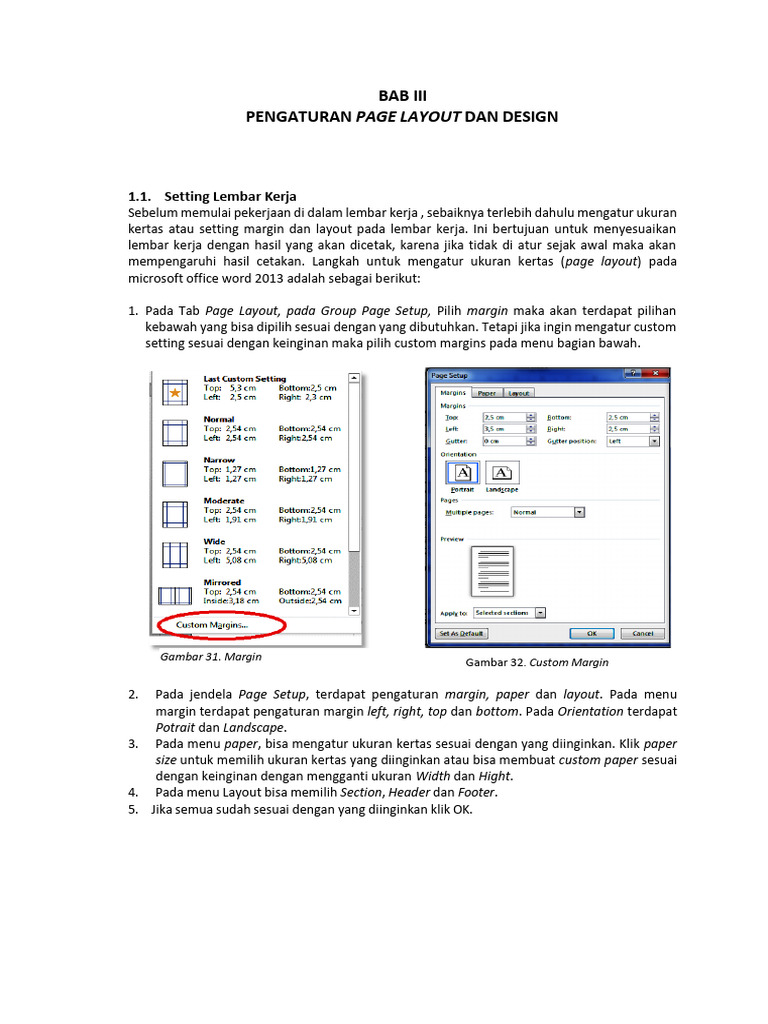 Panduan Layout dan Desain Word 2013 | PDF