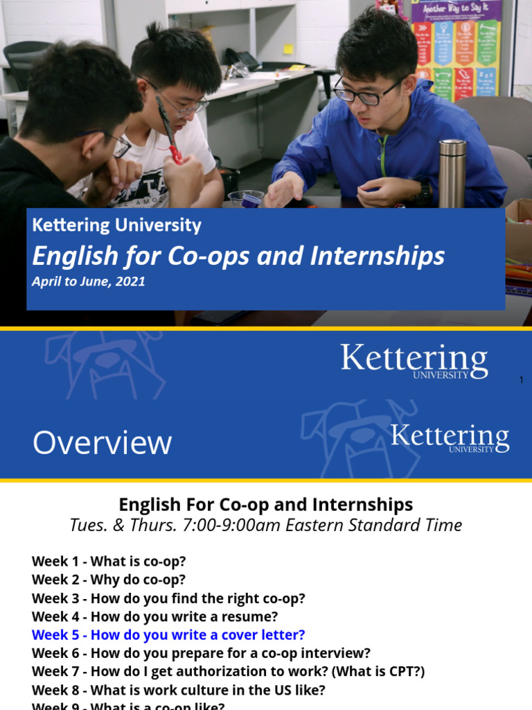 English Course: Co-op & Internship Skills | PDF | Human Communication